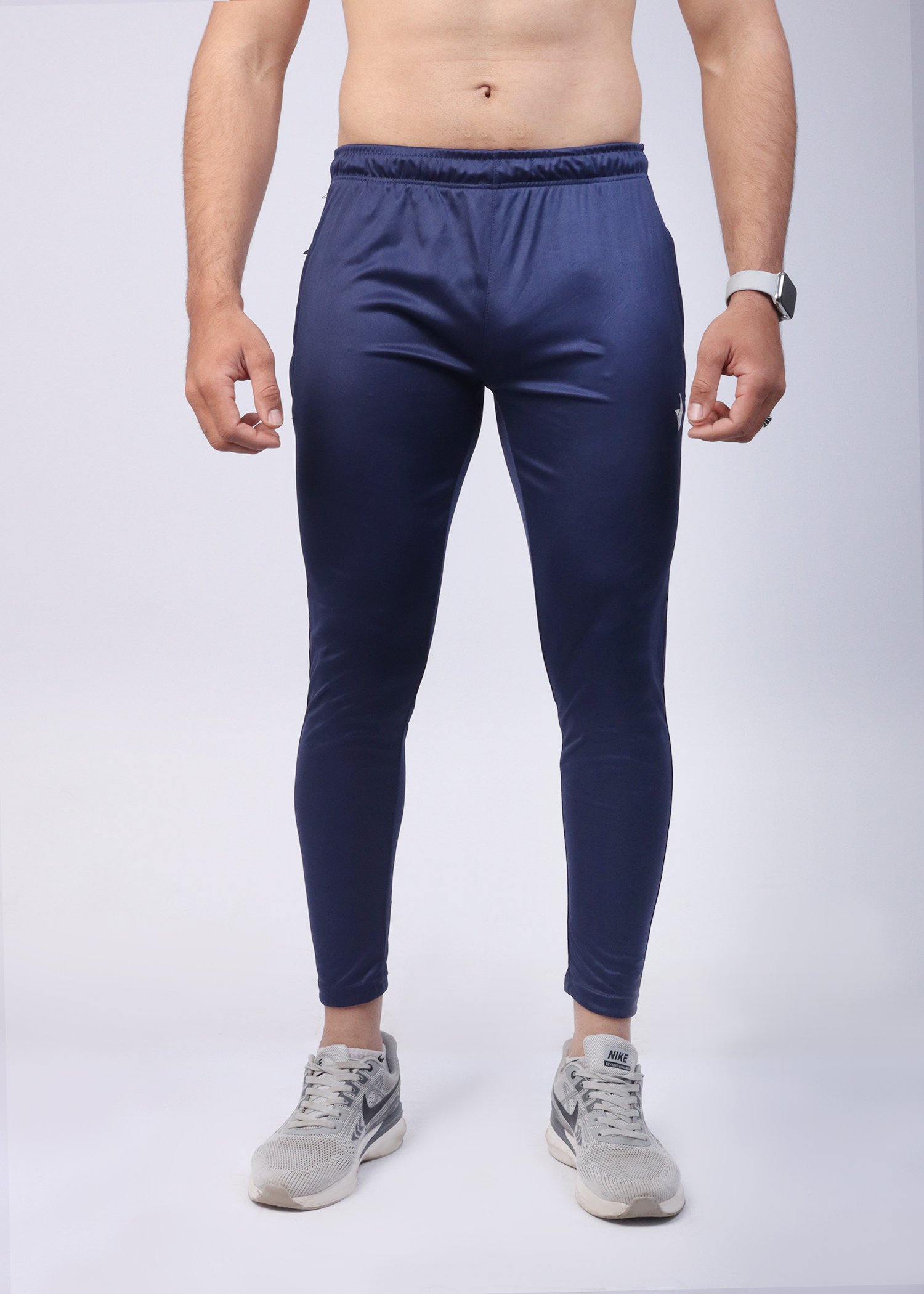 Solid Blue Dri-fit Trouser - NexWear