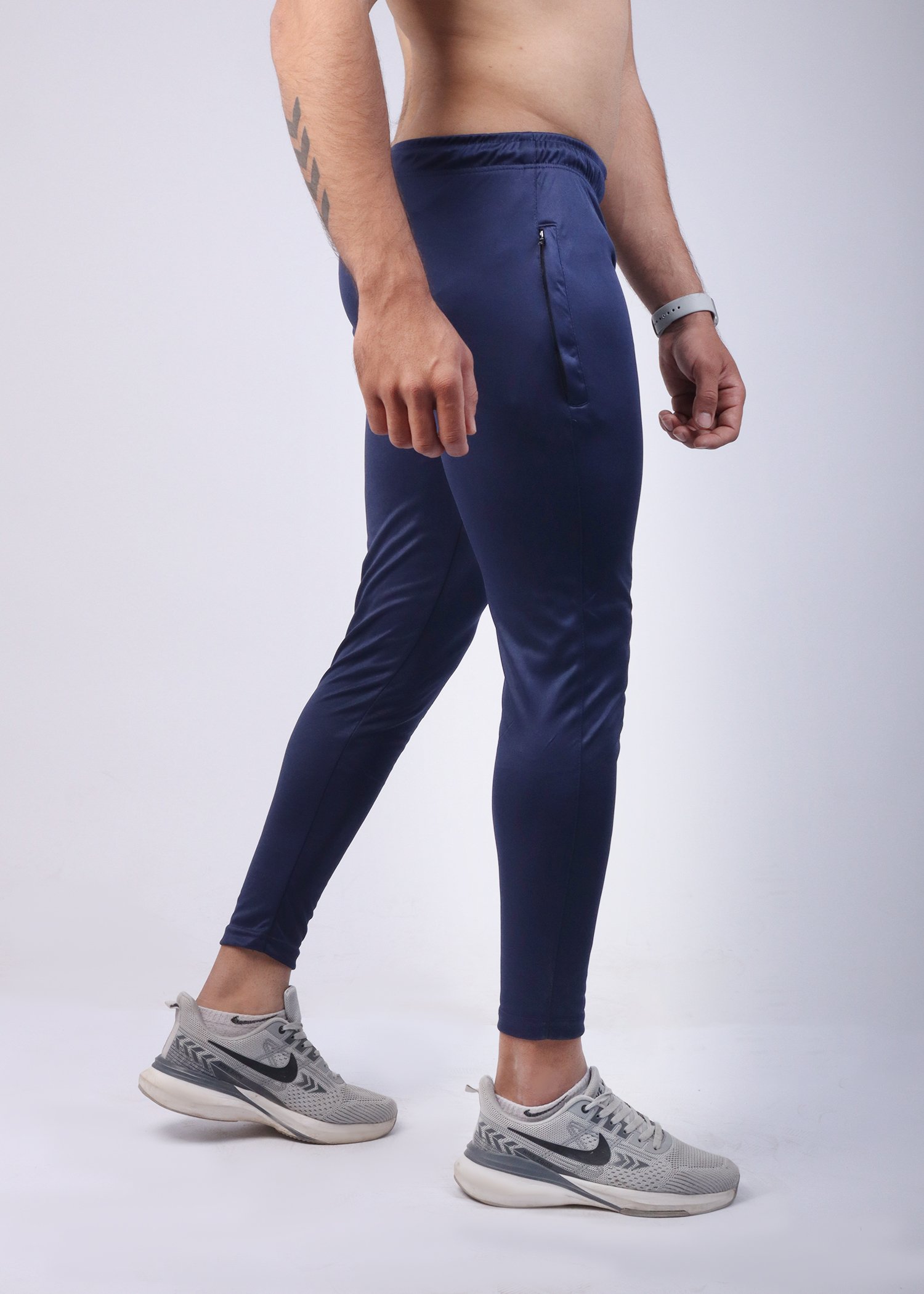 Solid Blue Dri-fit Trouser - NexWear